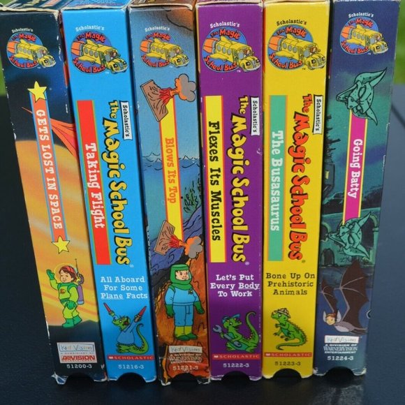 The Magic School Bus | Toys | Lot Of 6 Scholastics The Magic School Bus ...